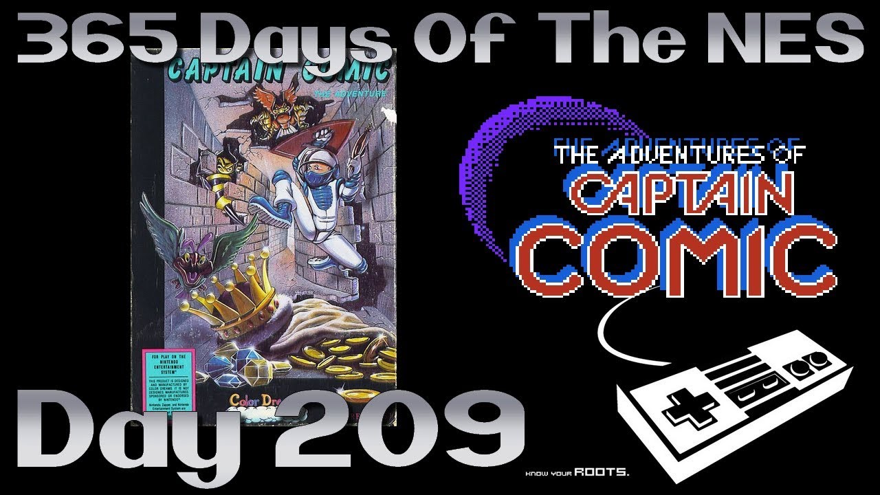 365 Days Of The Nes - 209 Adventures Of Captain Comic - YouTube