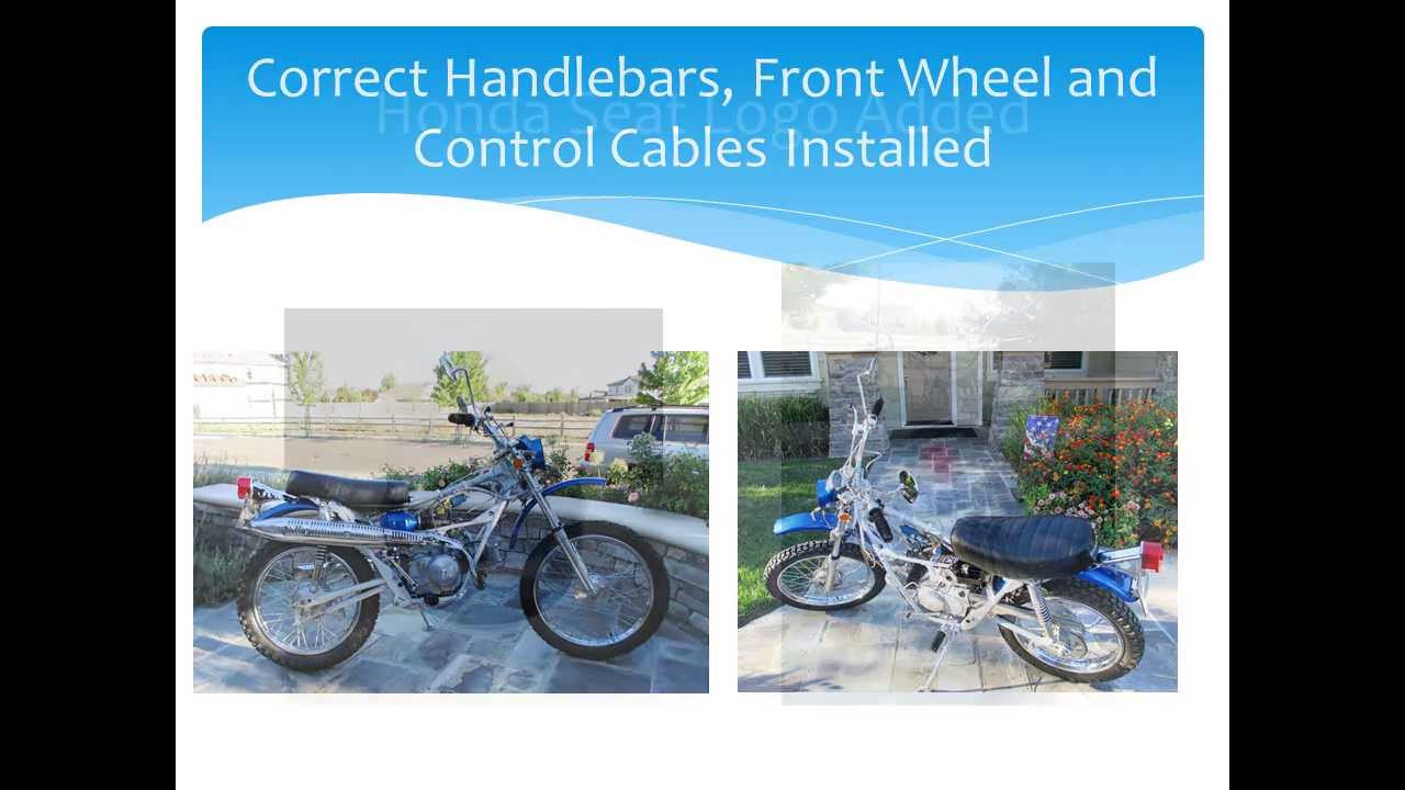 1969 Honda Sl90 Restoration - YouTube