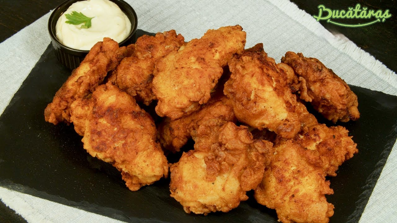 Rasfata-te cu o reteta de PUI PRAJIT ca la fast food chiar la tine ...