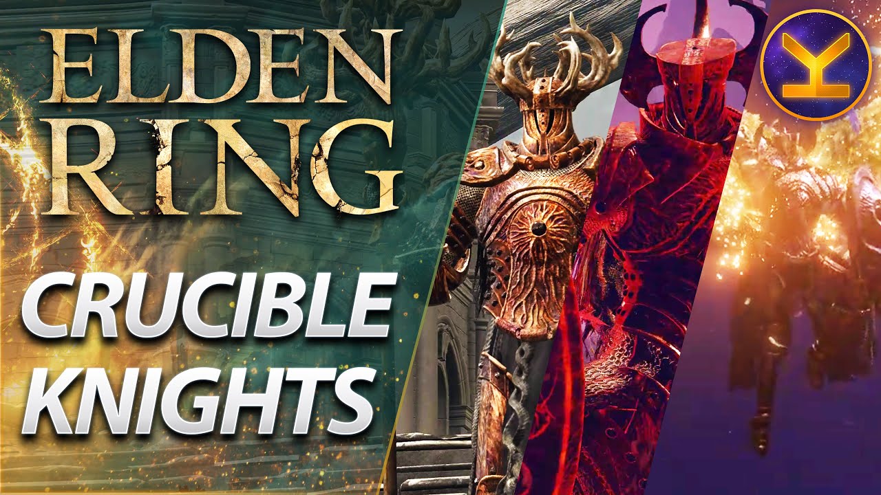 Elden Ring - All Crucible Knight Fights - YouTube