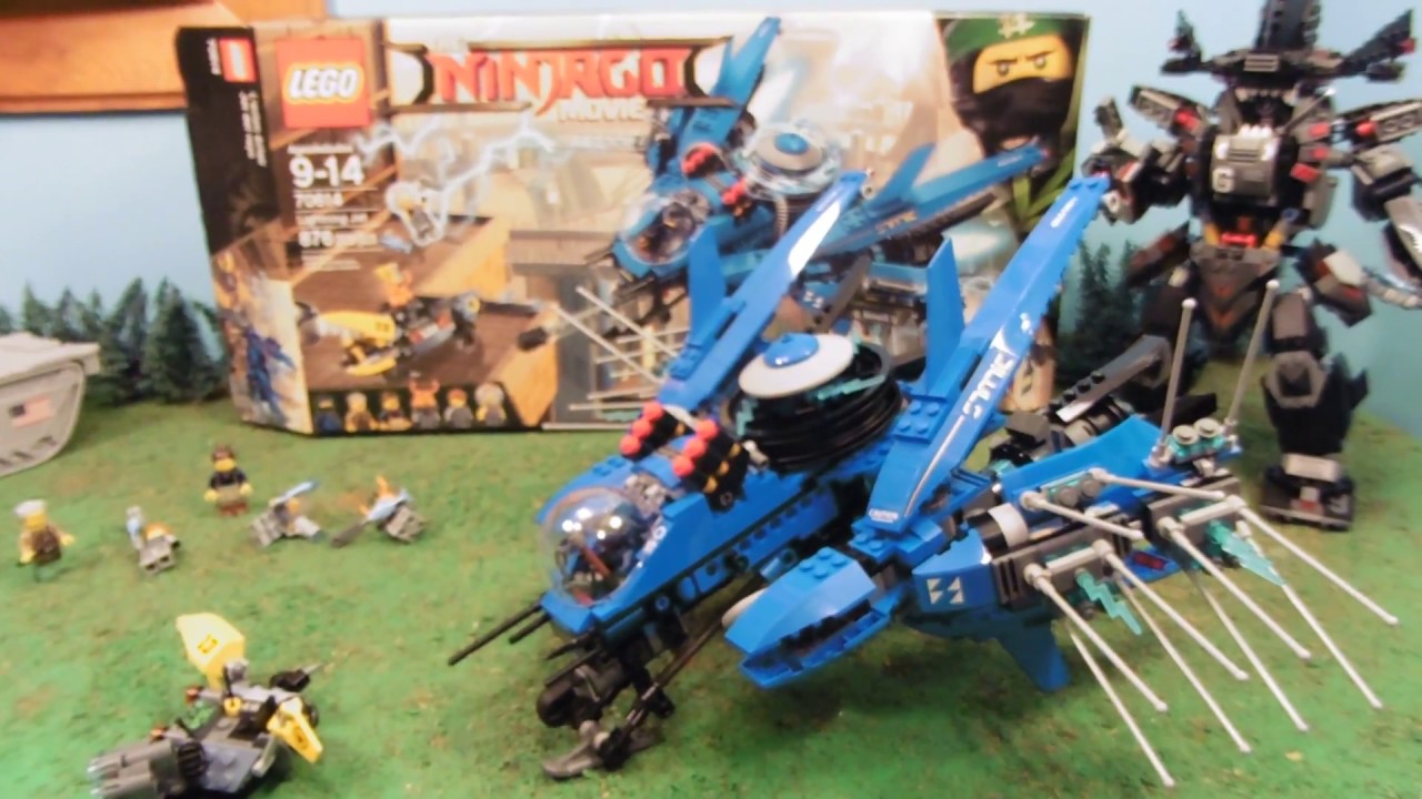Blue Lightning Jet Lego Ninjago movie - YouTube