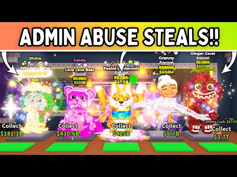 I STOLE THE CRAZIEST BRAINROTS FROM GRANNY'S EVENT ADMIN ABUSE! *INSANE!!* Steal a Brainrot ROBLOX!