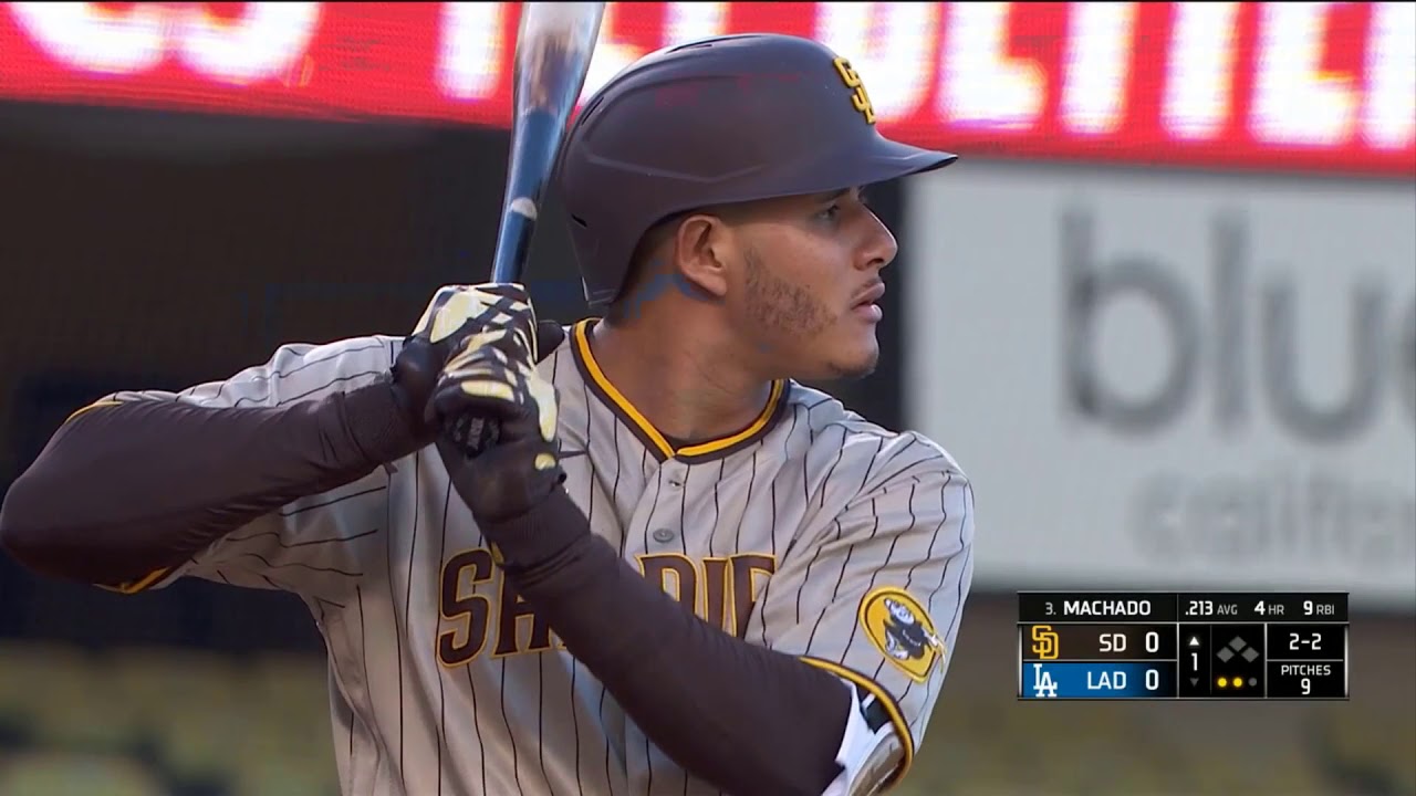 Dustin May humilla a Manny Machado con su devastador sinker - YouTube