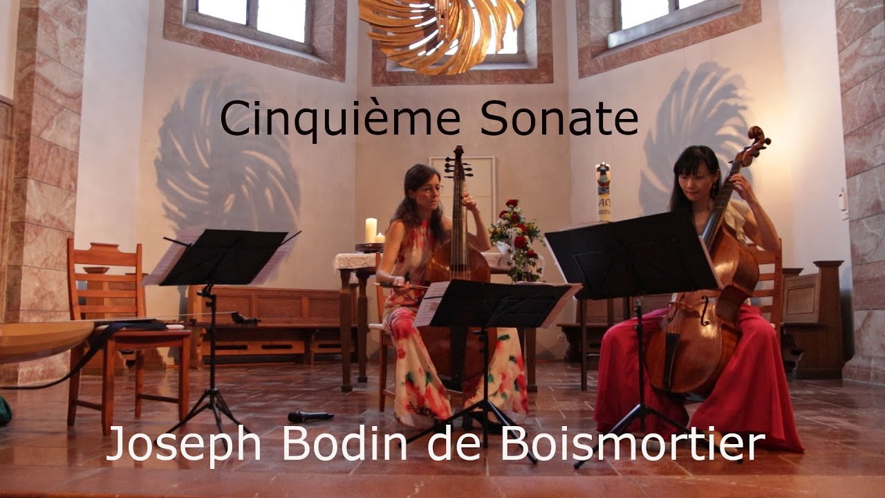Joseph Bodin de Boismortier - Cinquième Sonate - Kaori Koike & Anja ...