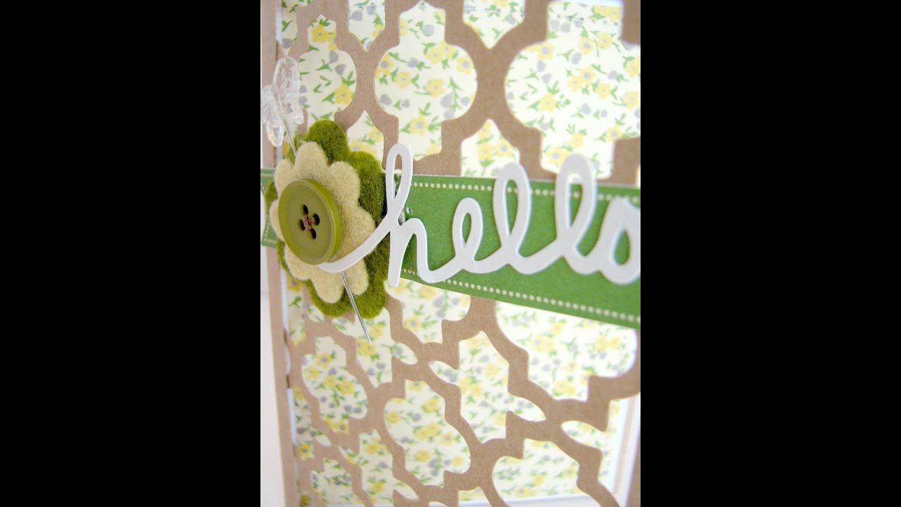 Jillibean Soup Window Card tutorial - YouTube