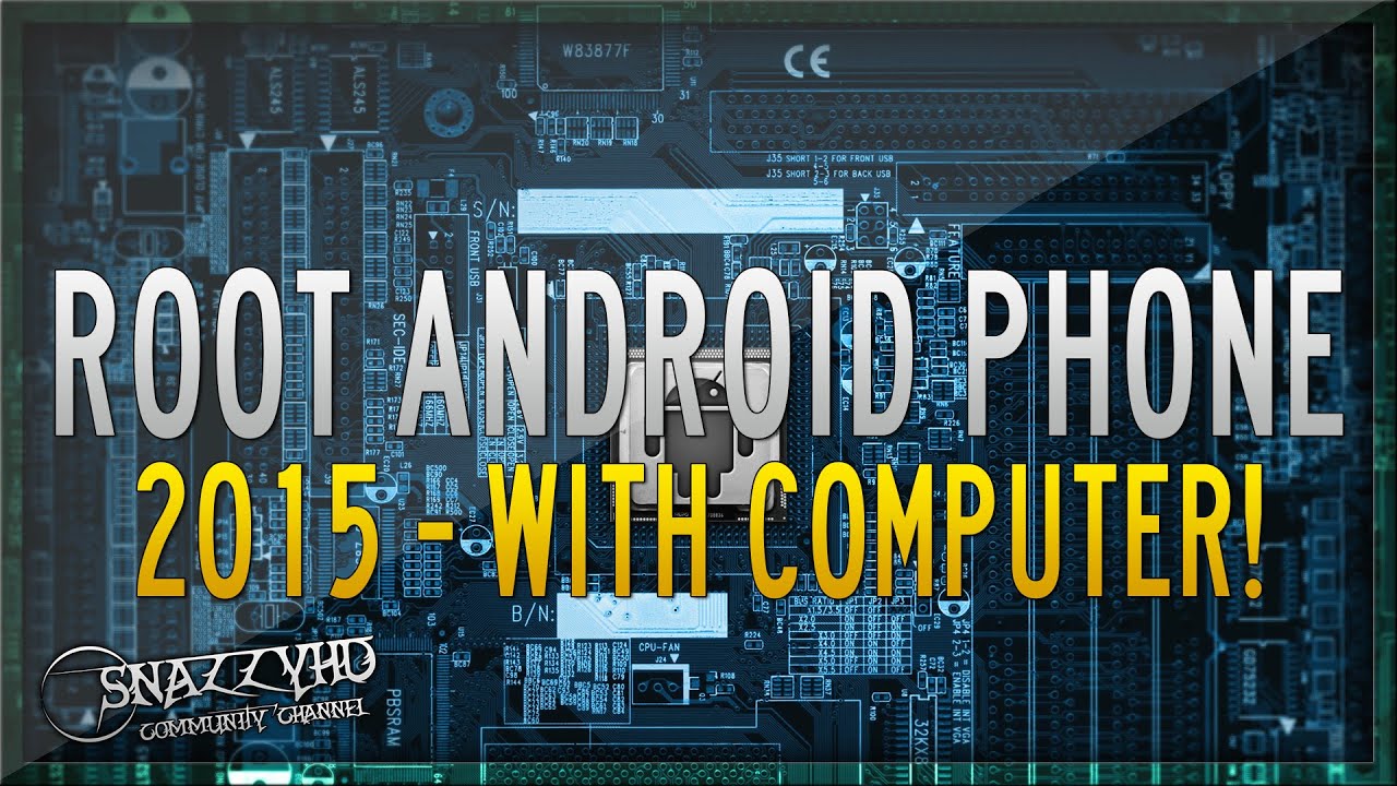 How To Root Android Phone In 2015! - Root Android With Computer! - YouTube