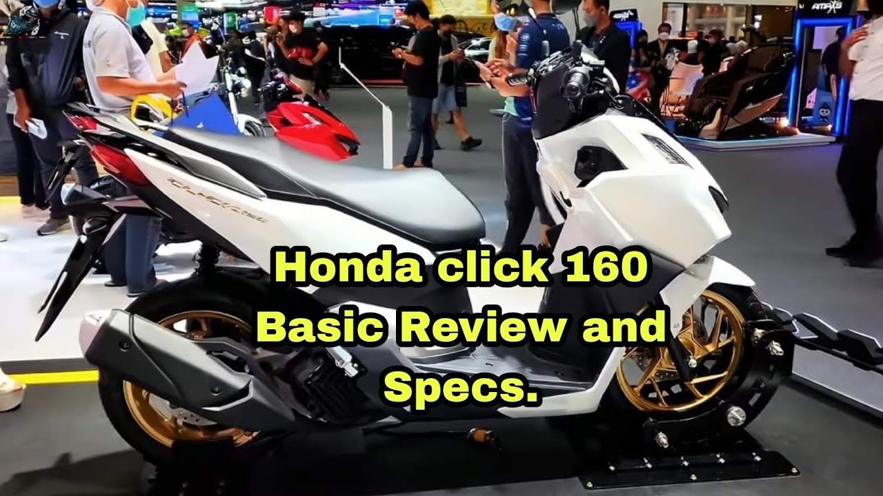 HONDA CLICK 160 2022 | Basic Review and Specs #honda #motovlog - YouTube