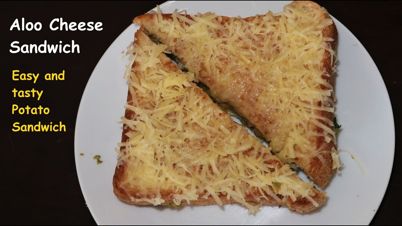 Aloo Cheese Sandwich Recipe | Masala Aloo Sandwich Recipe| Potato ...