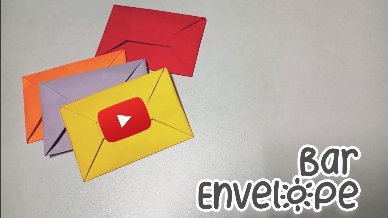 How to make BAR ENVELOPE with easy step by step guide||Envelope||~easy ...