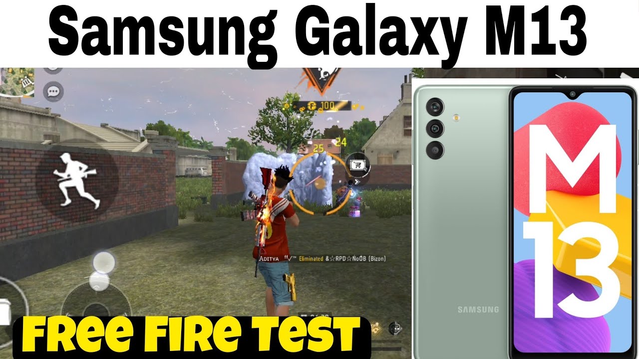 Samsung Galaxy M13 Free Fire Max Gameplay Test - YouTube
