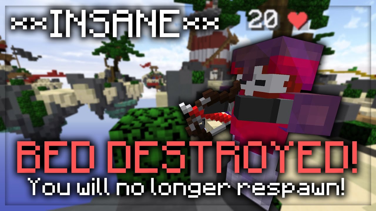 crazy clutch on lighthouse (hypixel bedwars) - YouTube