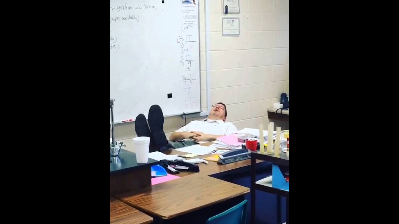 Teacher Sleeping In Class Youtube