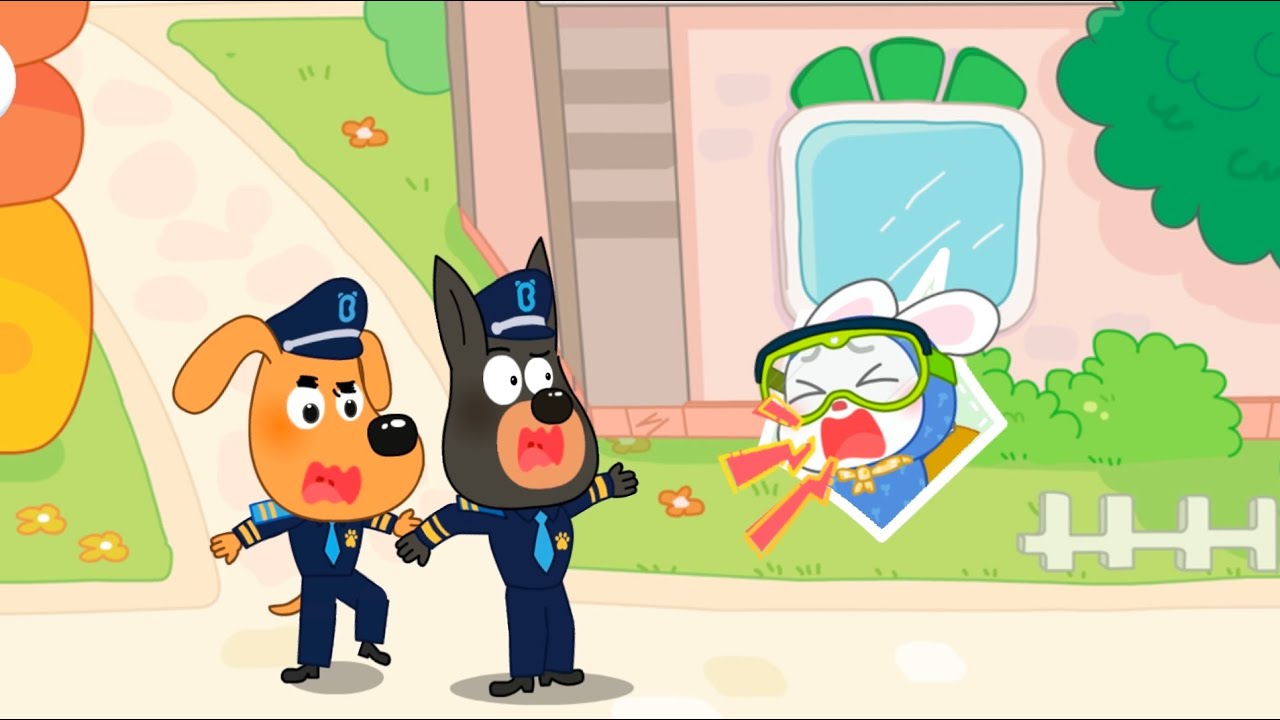 Safety Sheriff Labradors #43 Help Sheriff || Doberman Dog To With ...