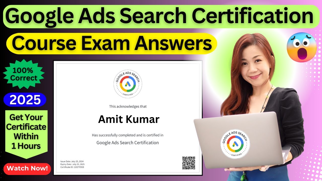 Google Ads Search Certification Final Assignment (Exam) Updated ...