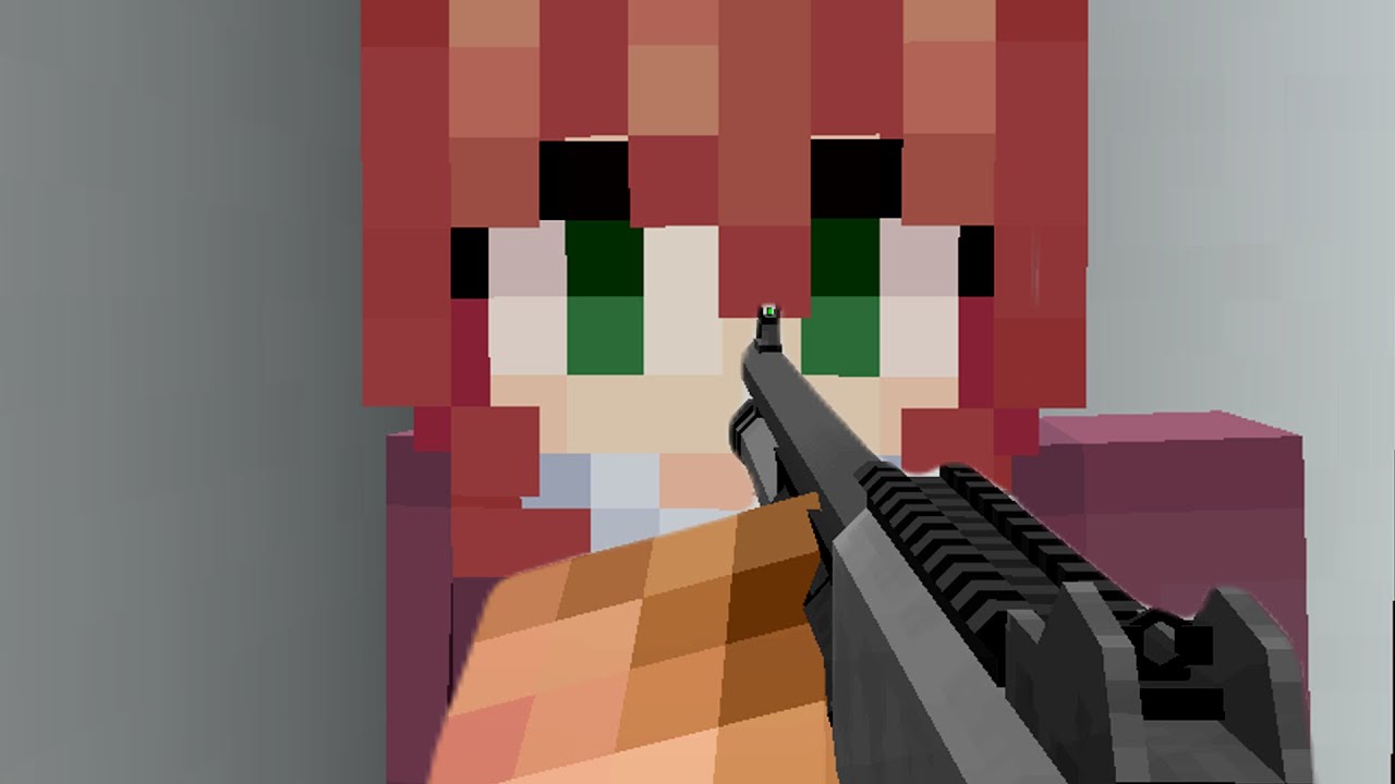 DDLC With Guns is a BAD IDEA... (Minecraft) - YouTube