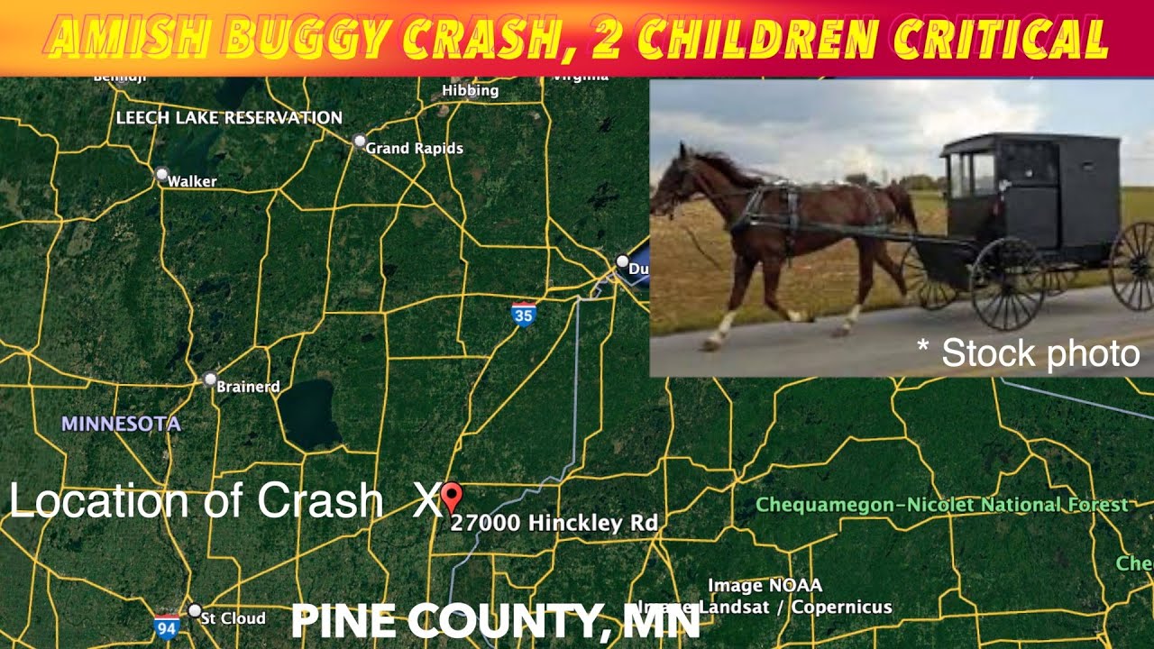 AMISH BUGGY CRASH: 2 Children Critical - YouTube