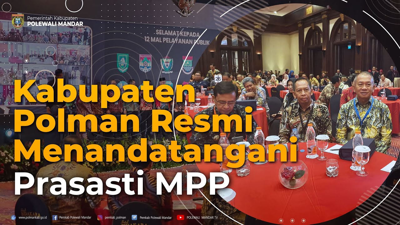 Kabupaten Polman Resmi Menandatangani Prasasti MPP - YouTube
