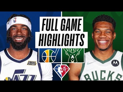 MILWAUKEE BUCKS VS UTAH JAZZ FULL GAMES HIGHLIGHTS (DECEMBER 18 2022)💚💚 ...