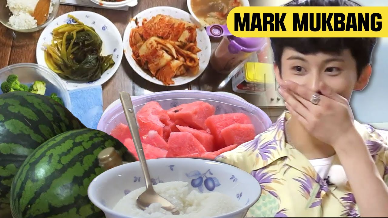 NCT MARK's K - Home Meal Mukbang Including Kimchi ☺ | Let's Eat Dinner ...