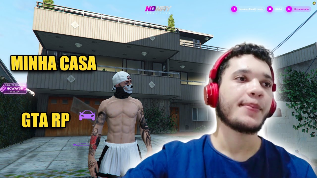 MOSTRANDO MINHA CASA NO GTA RP - YouTube
