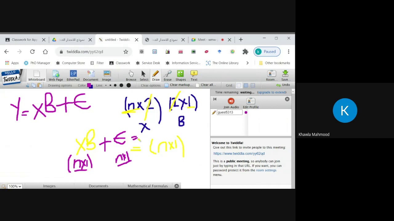 SLRM Using Matrices - YouTube