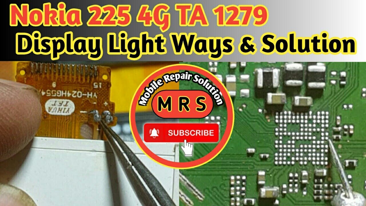 #Light Nokia 225 4G Display Light Solution | Nokia 225 4G TA 1279 Lcd ...