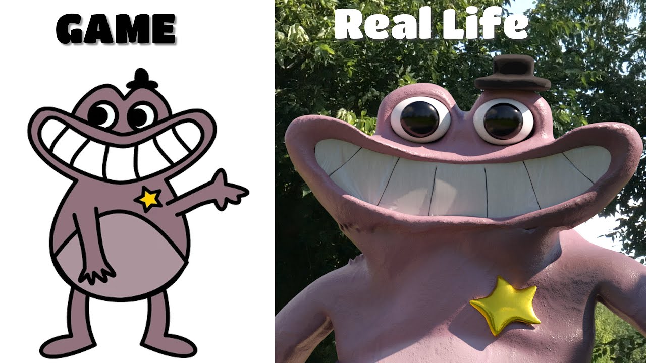 Garten of Banban 4 Monsters in Real Life - YouTube
