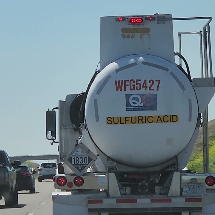sulfuric acid truck - YouTube
