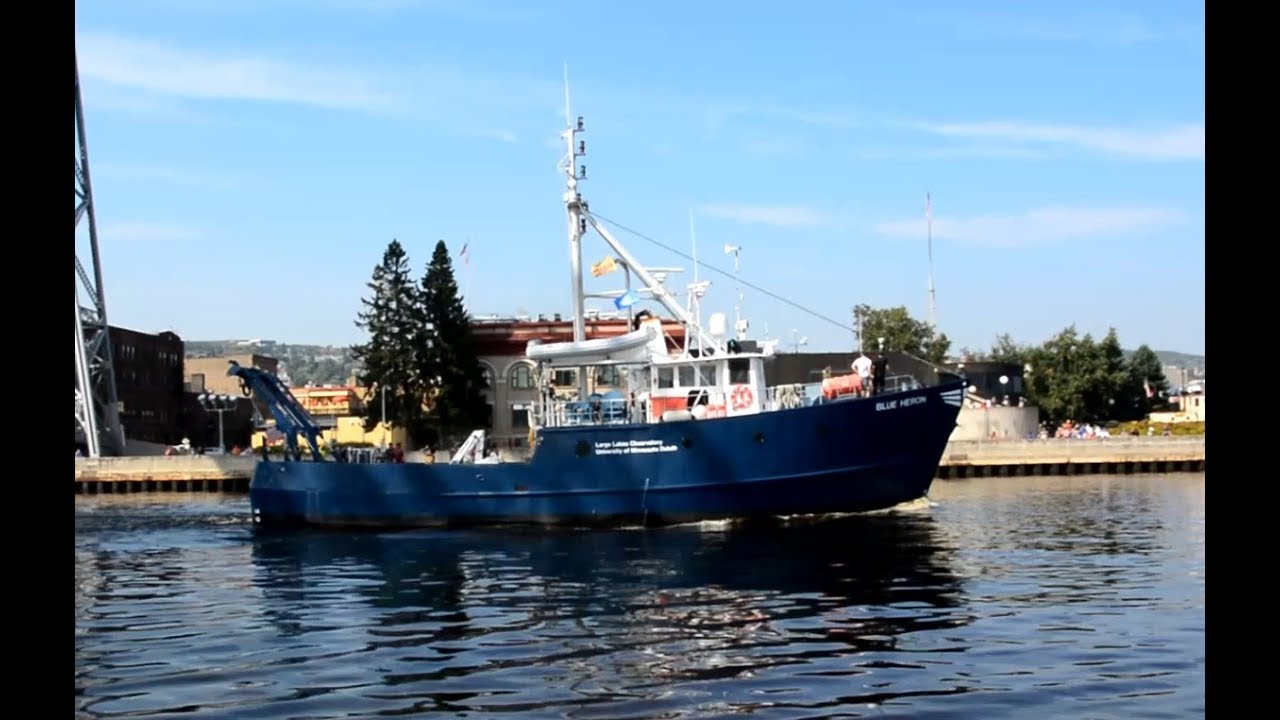 BLUE HERON UMD Large Lakes Observatory - YouTube