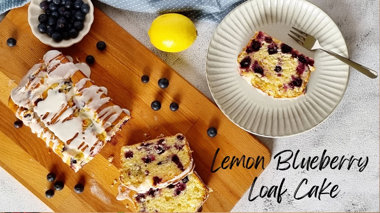 Easy Blueberry Cake Loaf Blueberry Basil Loaf