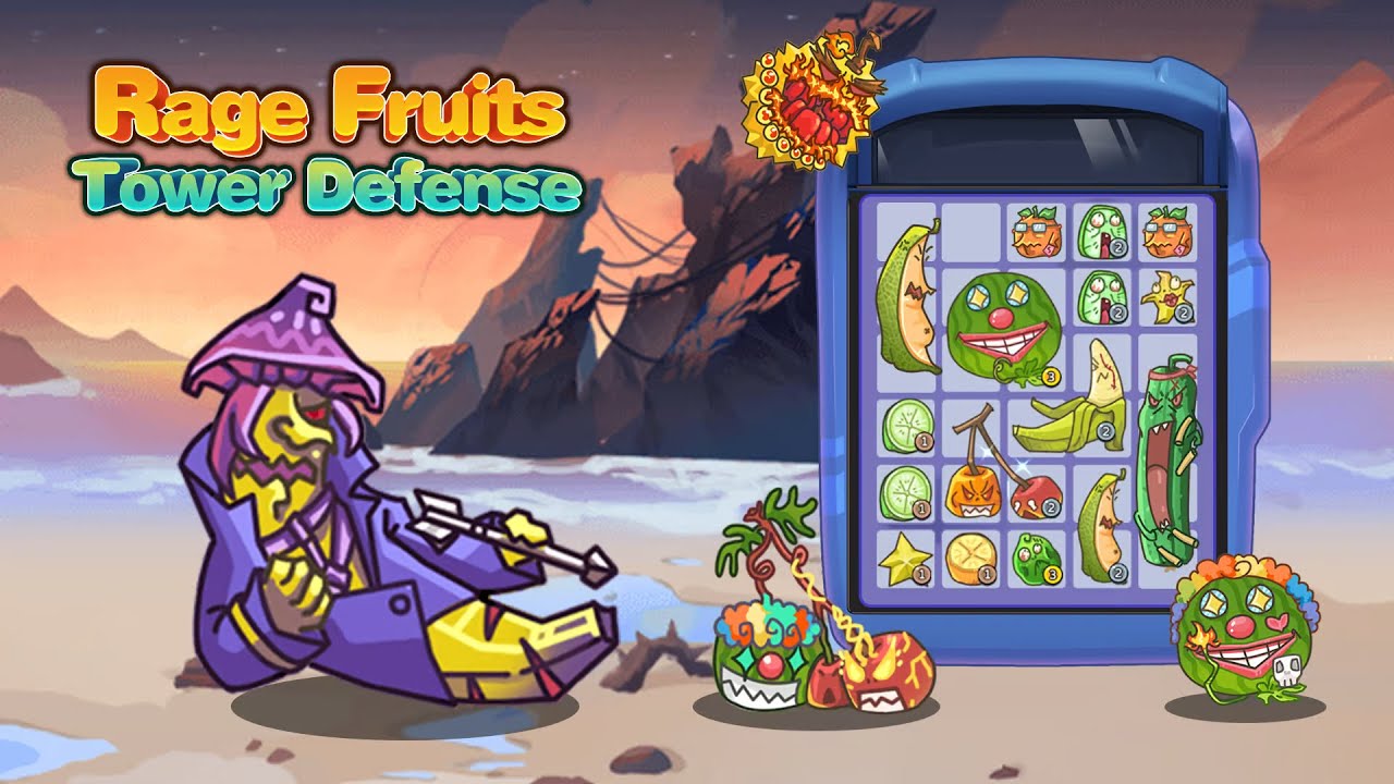Rage Fruits Tower Defense Gameplay - YouTube