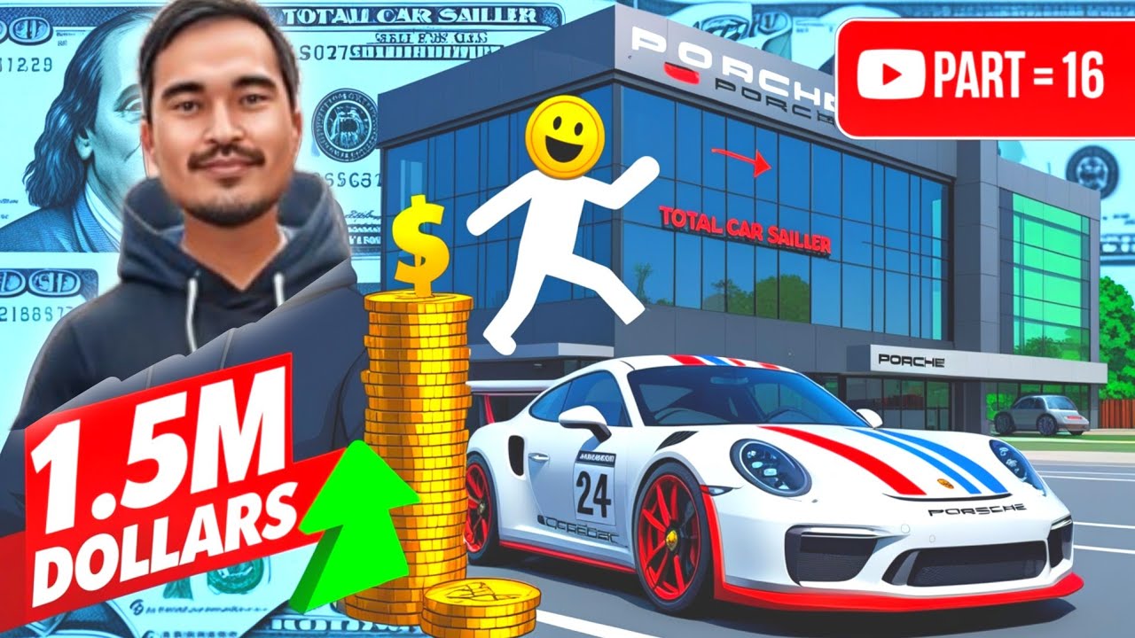 💸Part =16 !! 1.5M Dollars💲 !! Aaj Meine Sara Cars Ko Sale Kardiya ...