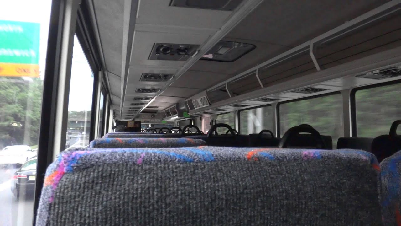 NJ TRANSIT Bus : On Board MCI D4500 #7479 on the 64H *JAKE BRAKE* - YouTube