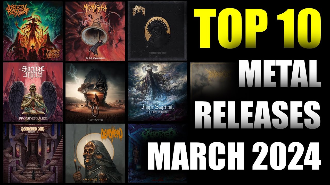 TOP 10 Metal releases 2024 March - Best Metal Albums March 2024 - YouTube