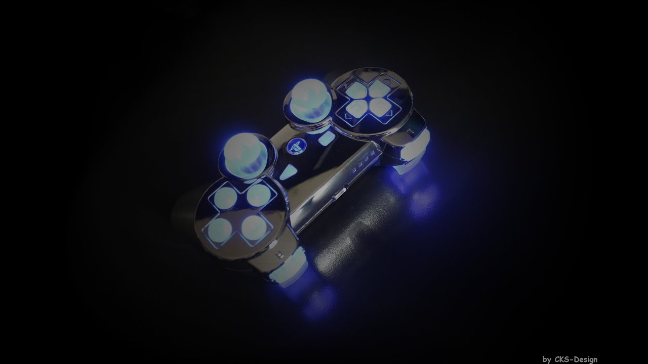 Custom PS3 Controller "chromed blue" by CKS-Design [FULL HD] - YouTube