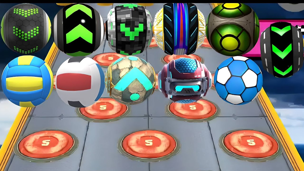 🔥Going Balls VS Rolling Ball Games Race 1 Ball Win Challenge | Android ...