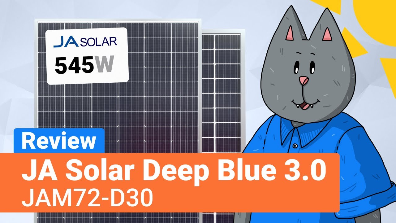 JA Solar Deep Blue 545W solar panel review - YouTube