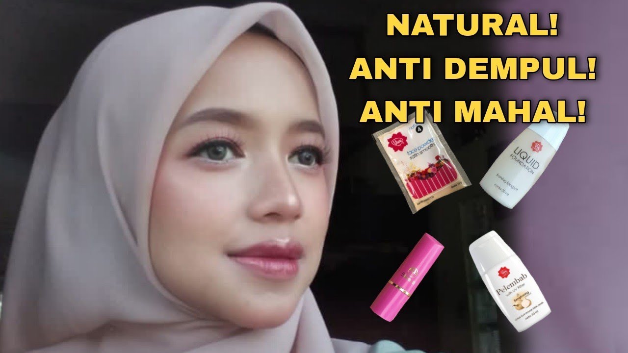 BELAJAR MAKEUP UNTUK PEMULA NATURAL & ANTI DEMPUL - YouTube
