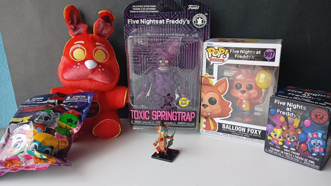 Unboxing Fnaf Springtrap Foxy Bonnie ETC | Funko Lego Sorpresas - YouTube