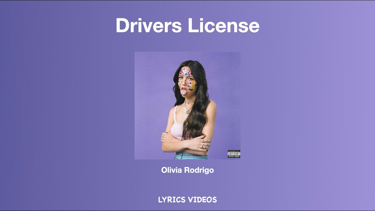 Olivia Rodrigo - drivers license (lyric video) - YouTube