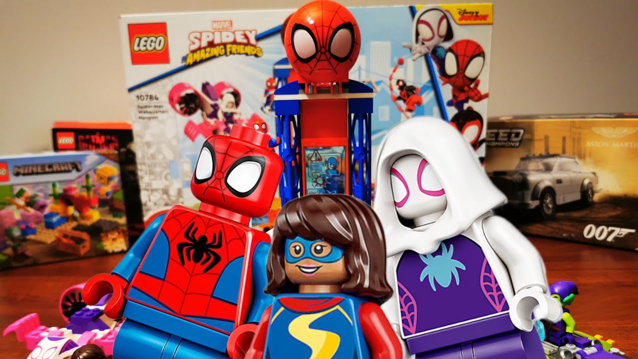 Lego Marvel 10784 Spidey and his Amazing Friends Spider-man Webquarters ...