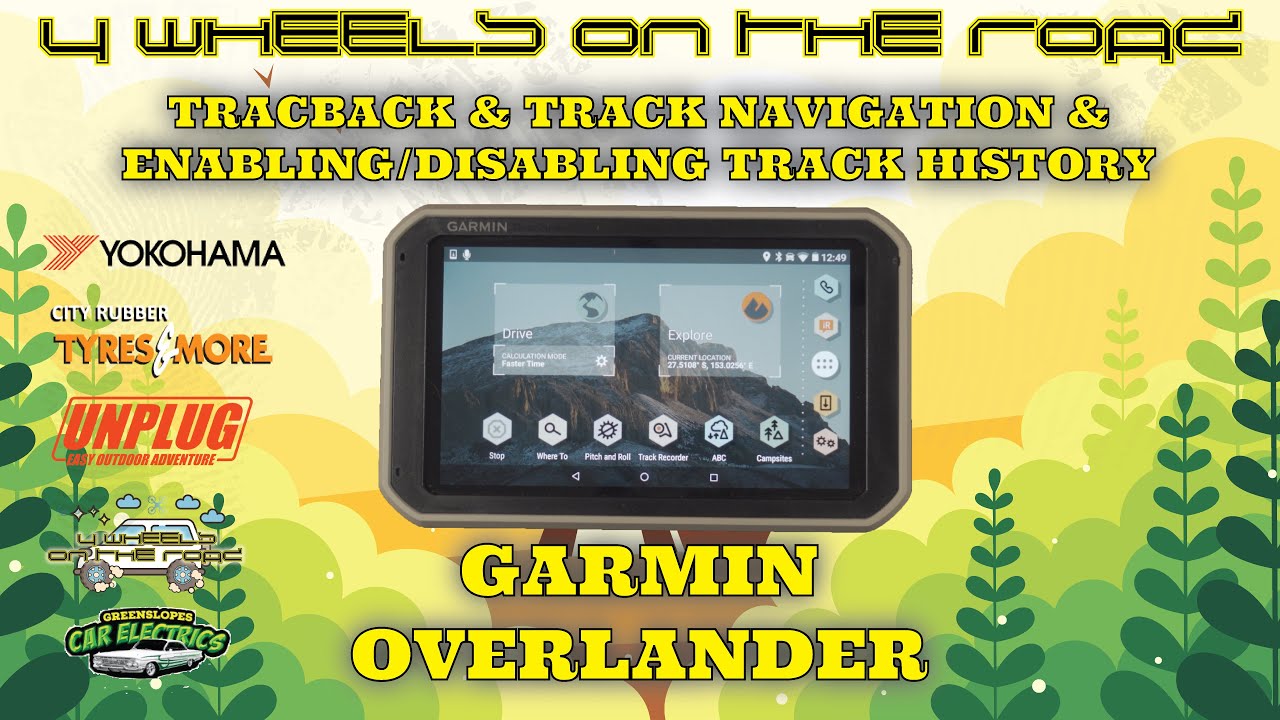 Garmin Overlander I Tracback & Track Nav I Enabling & Disabling Travel ...