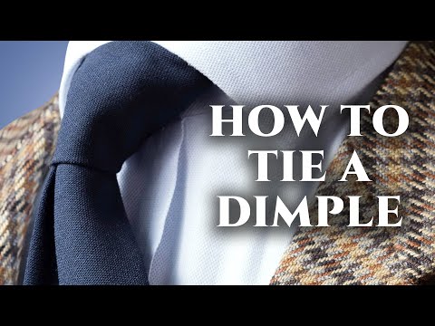 Tie Dimple Guide - How to Tie a  Tie With a Dimple Every Time with Any Knot