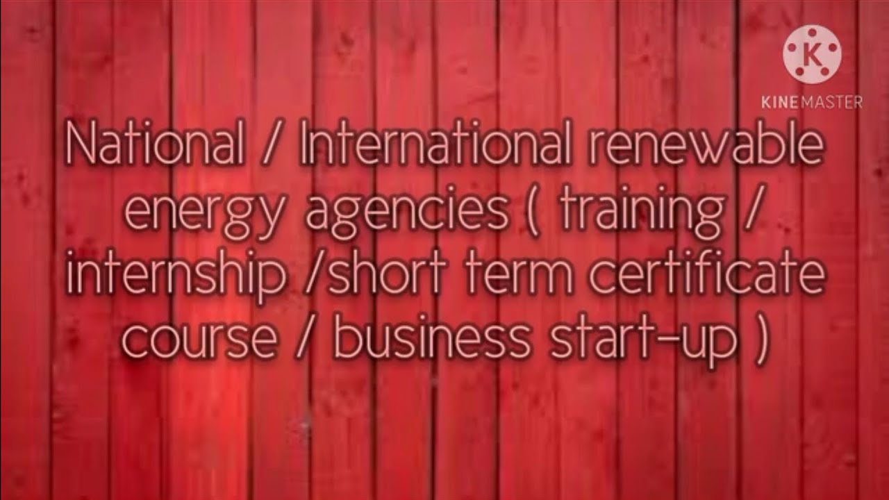 Solar and Renewable Energy Training and Internship program through ...