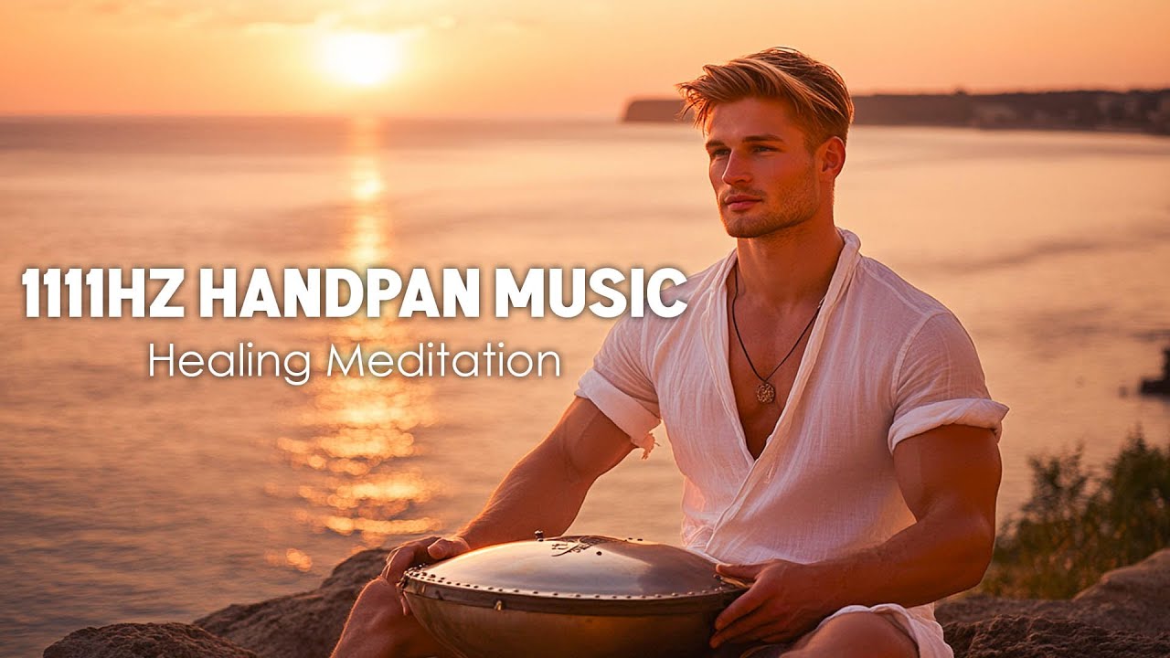 1111Hz Handpan Music to Lower Blood Pressure|1 hour handpan music|High ...