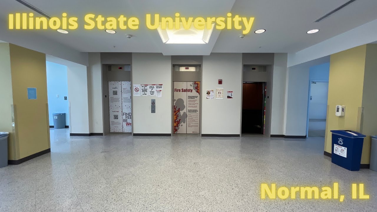 Modded Montgomery Traction elevators at Illinois State University ...