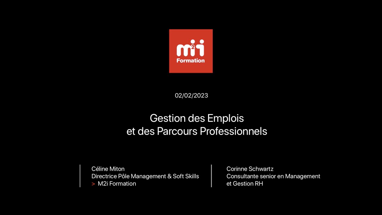 Formation M2i - GEPP : en quoi sa mise en place est-elle pertinente et ...