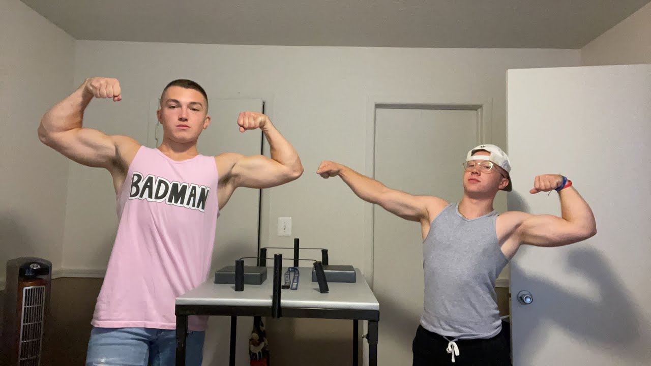 BUFF MEN ARM WRESTLING - YouTube