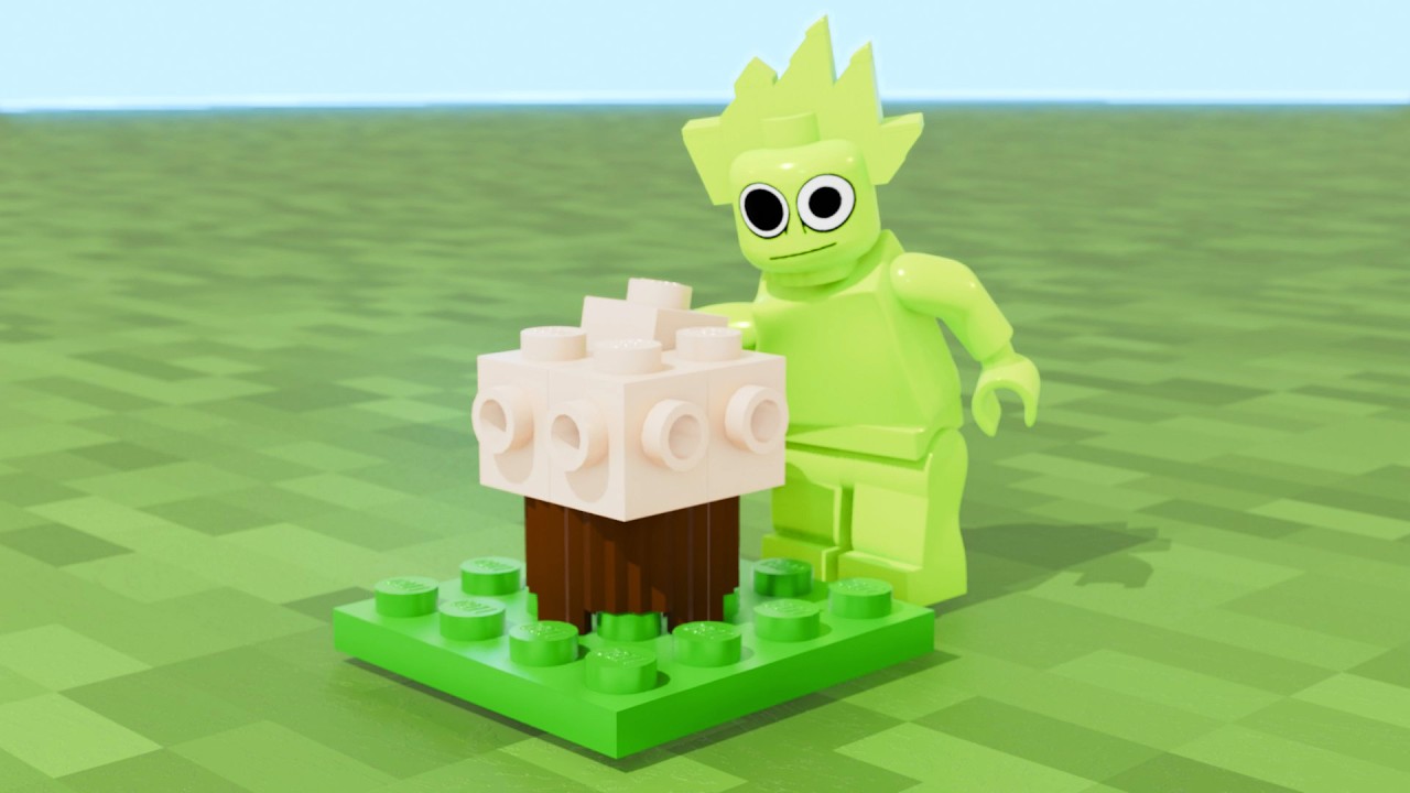 Sprunki OWAKCX LEGO Brick Building - YouTube