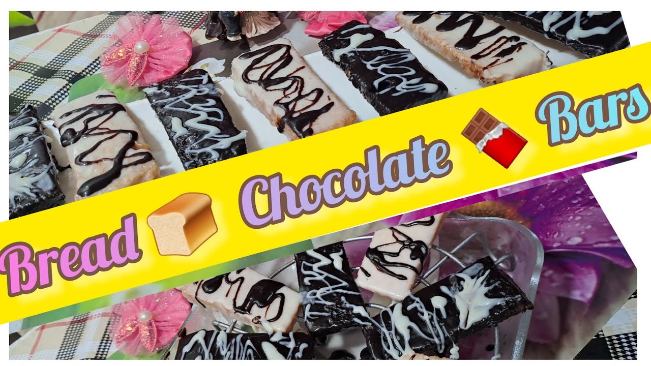 Bread Chocolate Bars// Easy Homemade Chocolate bars by Arisha's Cooking ...